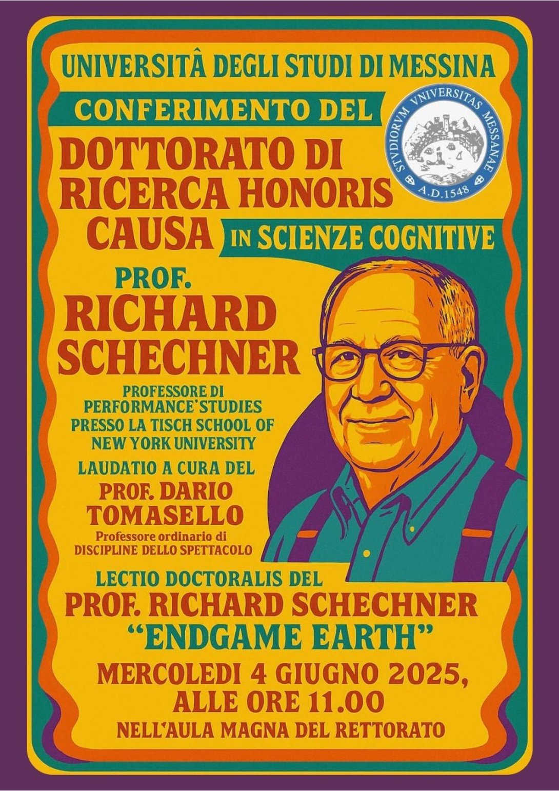 Dottorato di Ricerca Honoris Causa in “Scienze Cognitive” al PROF ...